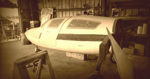 Take-off for the First Aeroplane Made Entirely from Hemp