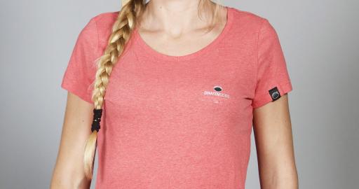 CBD Girls' T-shirt Mid Heather Red